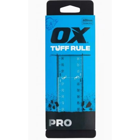 OX Pro Tuff Rule - 600mm Green (1 Unit)