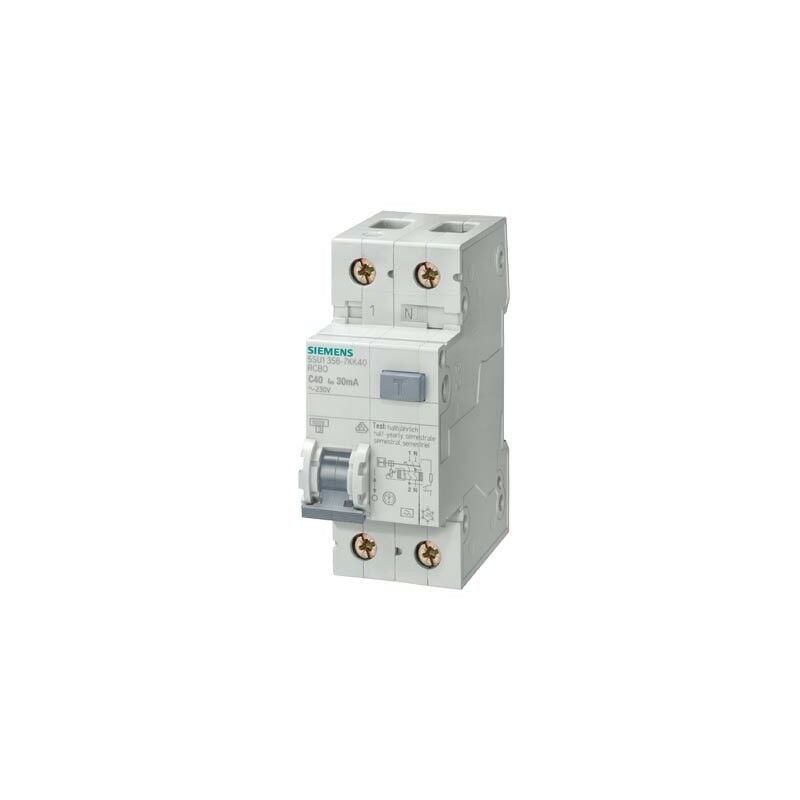 Interruttore Automatico Magnetotermico Differenziale 25A 30ma 4,5kA Tipo A Siemens 5SU13537KK25