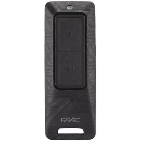 Trasmettitore a 2 canali XT2 FDS 433-868MHz Nero Faac 787017