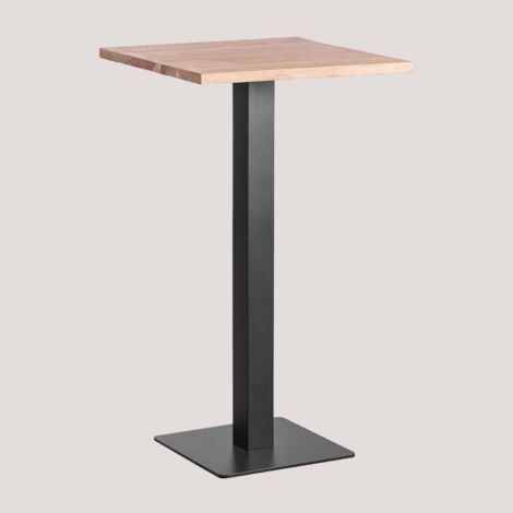 SKLUM Hoher Bartisch aus Akazienholz schmal &x2194&xFE0E 60 cm