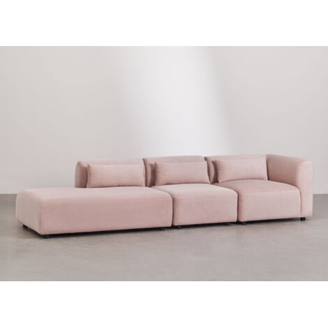 SKLUM 3-teiliges modulares Ecksofa Fogler mit Chaiselongue links