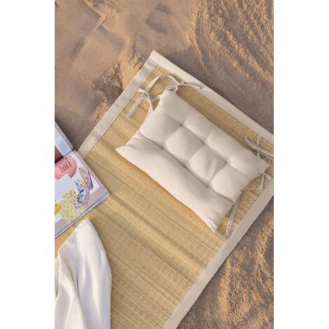 SKLUM Strandmatte mit Kissen Neila Beige Tapioca
