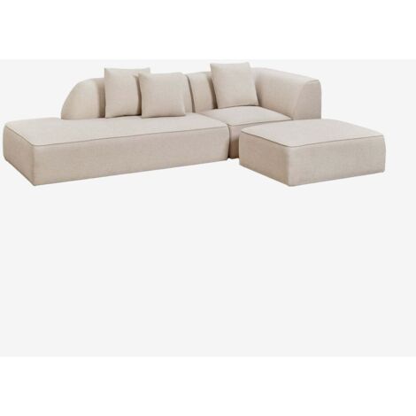 SKLUM Cardea 2-teiliges modulares Ecksofa mit Chaiselongue links und ...