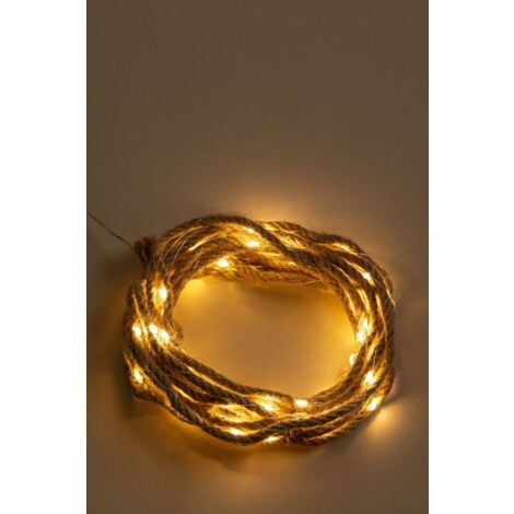 SKLUM Dekorative LED-Seil-Lichterkette Edvim Natürlich