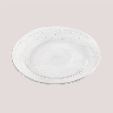 SKLUM Pack mit 4 Desserttellern aus Glas Byron Transparent