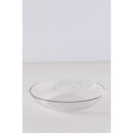SKLUM Pack mit 4 tiefen Glastellern Byron Transparent