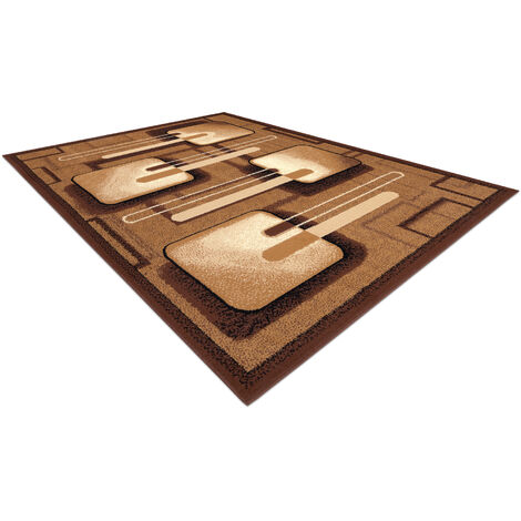 Alfombra BCF Morad MALINA clásico - marrón brown 60x110 cm