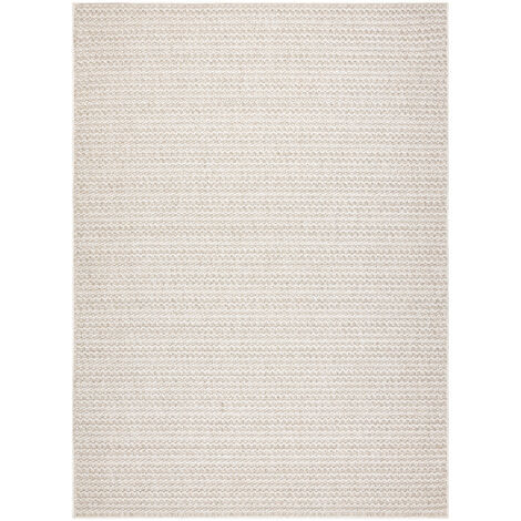 Alfombra JERSEY 19236 beige - estructural, lazo BOHO beige 140x190 cm