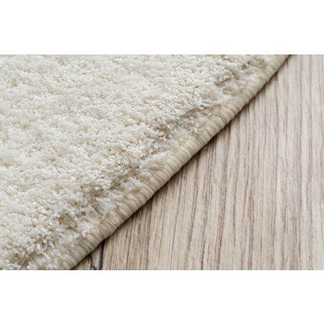 Alfombra VELVET MICRO círculo crema llanura color sólido beige circulo ...