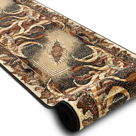 Alfombra de pasillo BCF Hoja de Agave beige 60 cm beige 60x410 cm