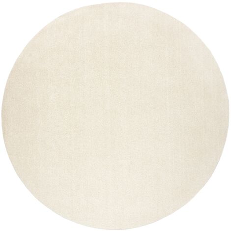 Alfombra moderna y lavable LATIO 71351056 circulo crema beige circulo ...