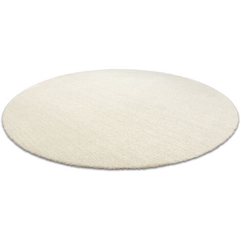 Alfombra moderna y lavable LATIO 71351056 circulo crema beige circulo ...