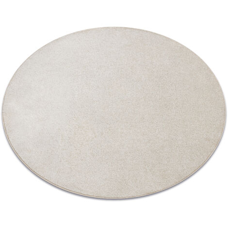Alfombra EXCELLENCE círculo crema 305 llanura mezcla beige circulo 150 cm