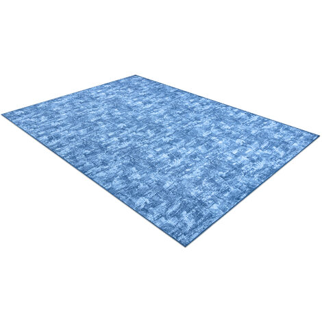 Moqueta SOLID azul 70 HORMIGÓN blue 100x400 cm
