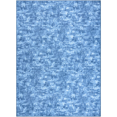 TAPPETO - MOQUETTE SOLID blu 70 CALCESTRUZZO blue 300x500 cm