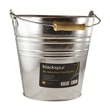 12 Litre Galvanised Steel Bucket