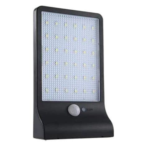 White Wireless Solar Powered 36 LED Security Light