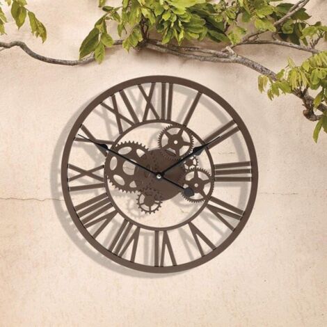 Wall Clock Cog Design Outdoor Wall Clock (35 x 35 x 4.5cm)