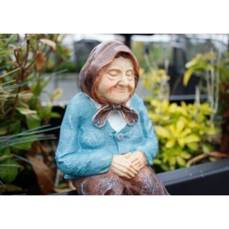 Grandmother Grandparent Statue Grandma Figurine Resin Ornament ...