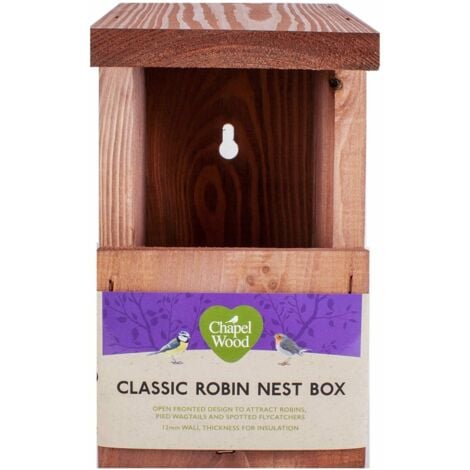 Classic Robin Bird House Nest Box