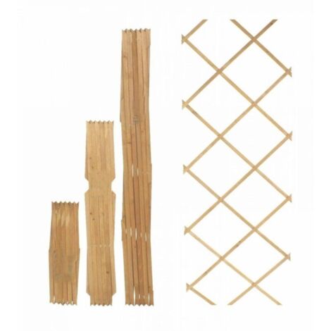 Wooden Expandable Garden Trellis - 6ft x 1ft