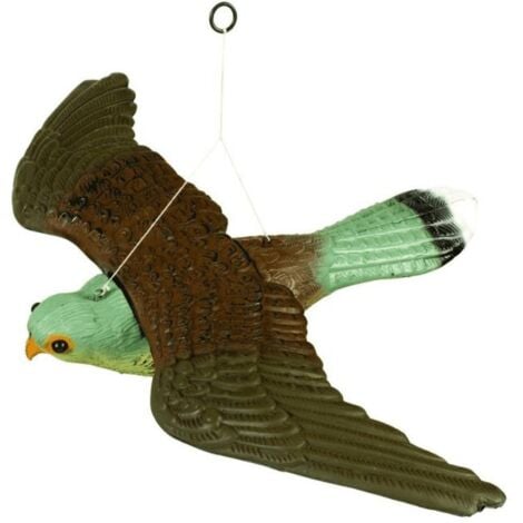 Flying Hawk Decoy Bird Deterrent, Realistic Pest Control, Garden Cat ...
