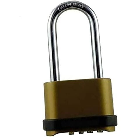 4 Digit Combination Padlock 57mm Shackle Security Code Lock for Garden ...