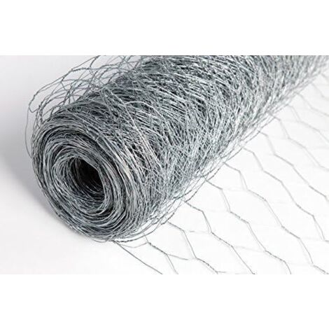 Chicken Wire Mesh Rabbit Animal Fence Galvanised Steel Metal Garden ...