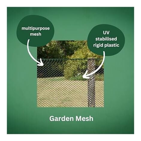 Green Multi Mesh Outdoor Fencing Garden Mesh Outdoor Indoor Fencing ...
