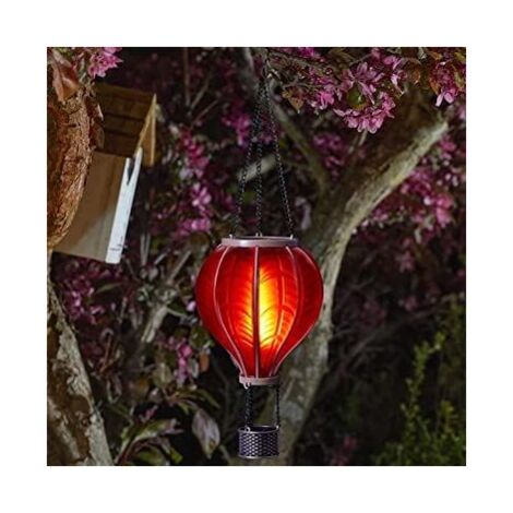 Cool Flame Balloon Fiesta Realistic Flaming Effect Solar Powered Hot ...