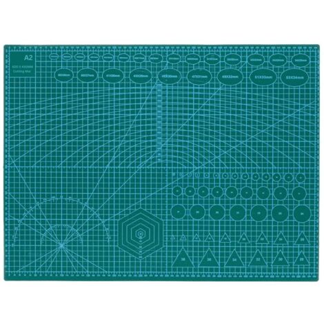 A4 Green Self Healing Anti-Slip Cutting Mat with Grid Lines for ...