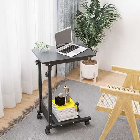 Table Roulante pour Ordinateur Portable, Bureau Informatique avec 1 ...