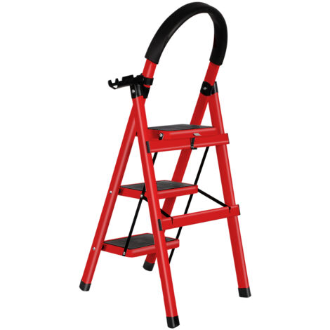 Escabeau professionnel 3 Marches Pliant, Escabeaux Pliant avec ...