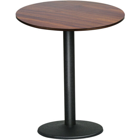 Table Salle à Manger Ronde Vintage 2-4 Personnes, Table de Bar Ronde de ...