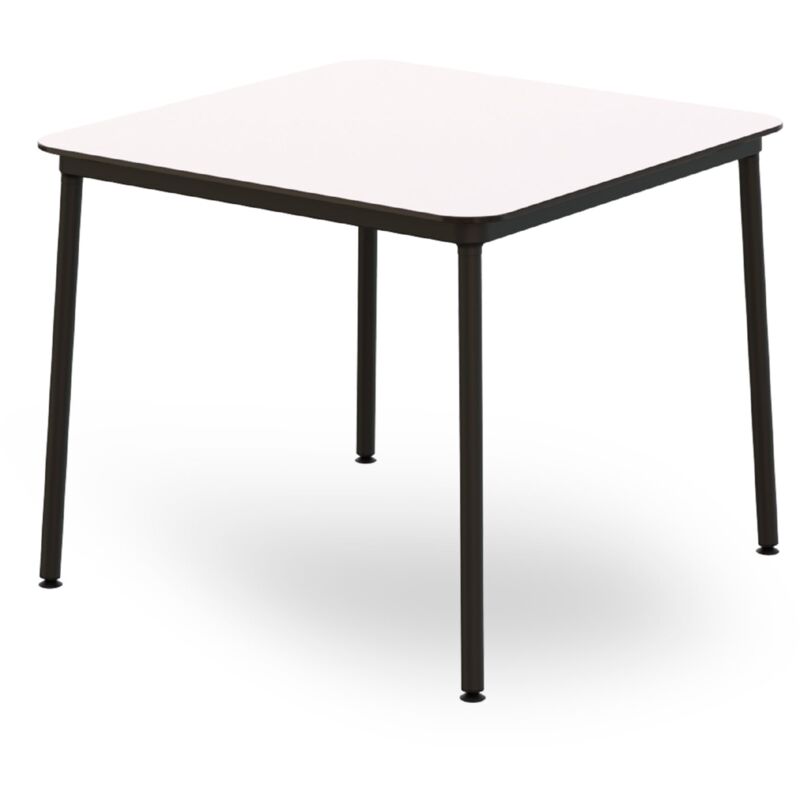 Resol HUB Table Carrée Intérieure, Extérieure 90x90 Blanc