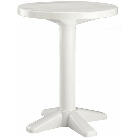 garbar BANYOLES Table Ronde Intérieure, Extérieure Ø60 Blanc