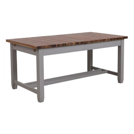 Table rectangulaire extensible - Bois - Gris - Interior's