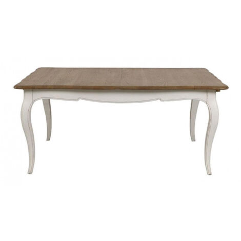 Table rectangulaire extensible pour 12 à 14 pers - Bois - Blanc ...