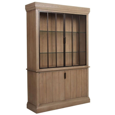 Buffet vitré - Bois - Beige - Interior's