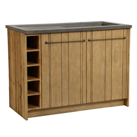 Meuble bas évier - Bois - Marron - Interior's