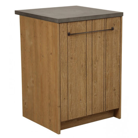 Meuble bas lave vaisselle - Bois - Marron - Interior's