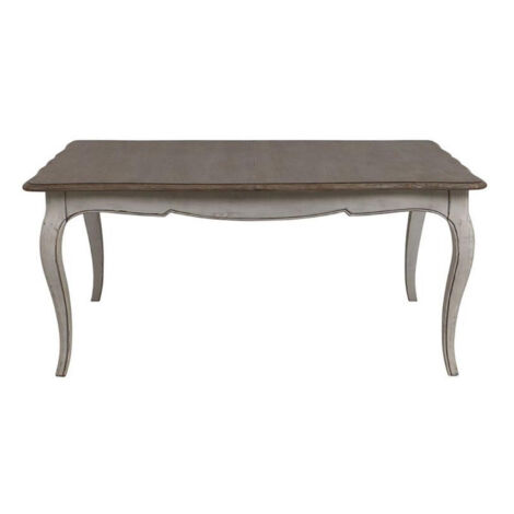 Table rectangulaire extensible 12/14 personnes - Bois - Gris - Interior's
