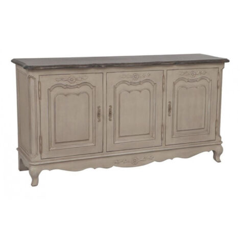 Buffet bas 3 portes - Bois - Beige - Interior's