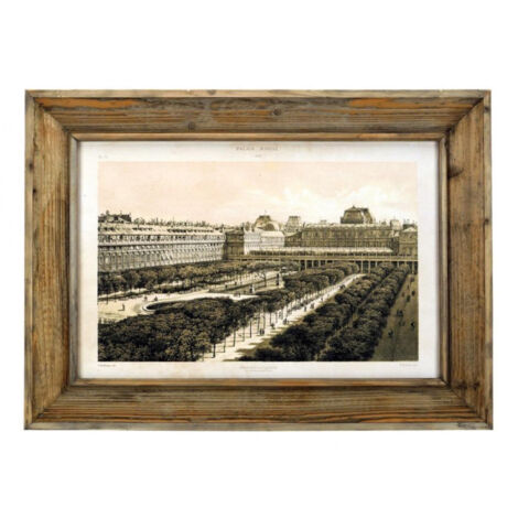 Tableau décoratif imprimé palais royal l98 - Bois - Beige - Interior's