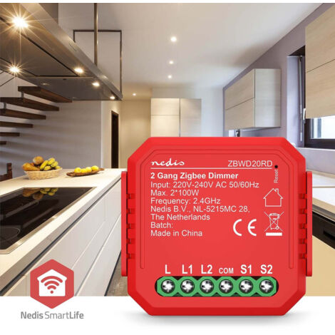 Smartlife power switch zigbee 30 2x100 w terminal connection app ...