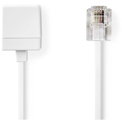 Nedis Telefon-Verlängerungskabel / RJ11 Stecker / RJ11 Buchse / 10.0 m ...