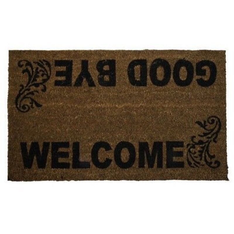 Felpudo Fibra Coco Welcome 45x75 cm.