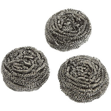 ESTROPAJO ACERO INOX 3 UNID