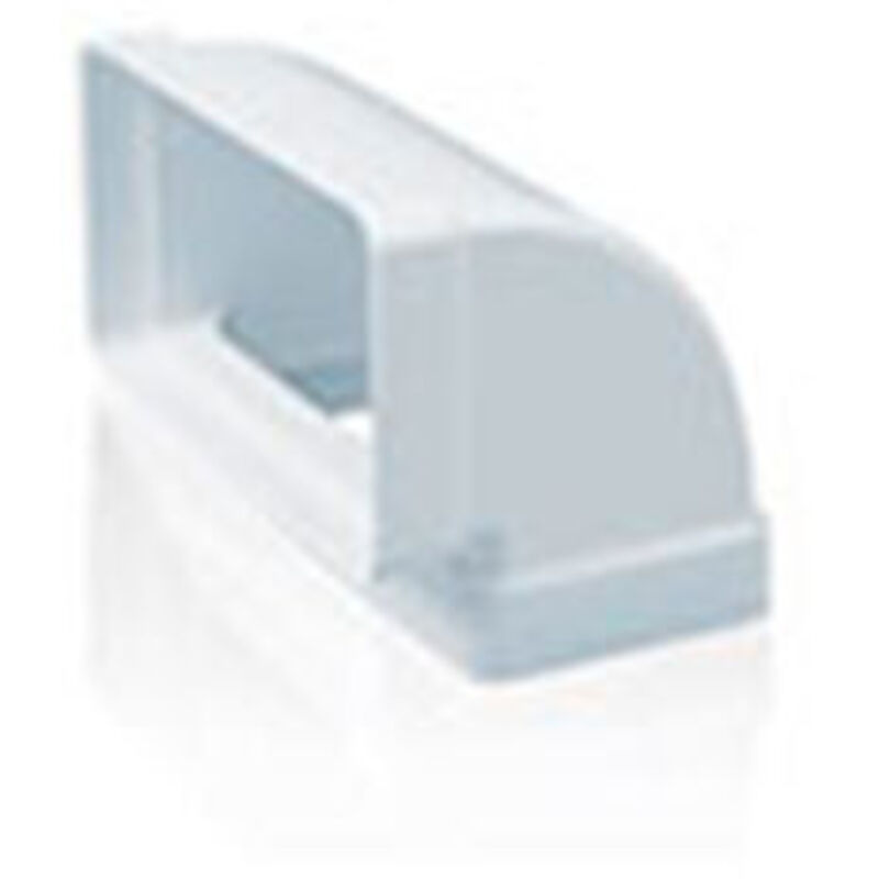 Codo Rectangular Vertical 90 Tubo Extraccion Pvc Gonal 150 X 75 Mm