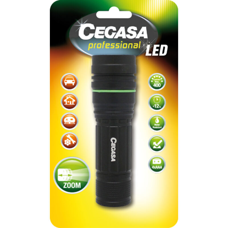 Linterna cegasa profesional aluminio 400 lm